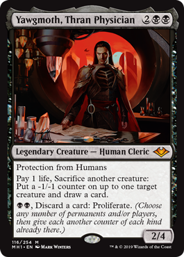 Yawgmoth, Thran Physician MtG Art from Modern Horizons, Time Spiral Remastered Set by Mark ...