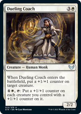 Dueling Coach MtG Art from Strixhaven Set by Caio Monteiro - Art of Magic: the Gathering