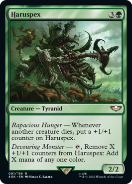 Haruspex MtG Art from Warhammer 40000 Set by Helge C. Balzer - Art of Magic: the Gathering