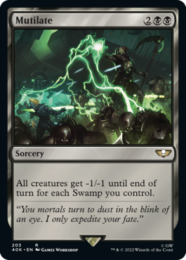 Mutilate MtG Art from Warhammer 40000 Set by Games Workshop - Art of Magic: the Gathering