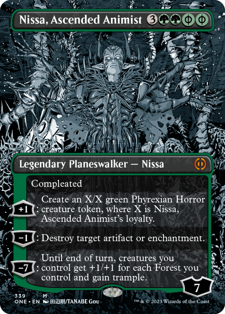 Nissa Ascended Animist Variant Mtg Art From Phyrexia All Will Be