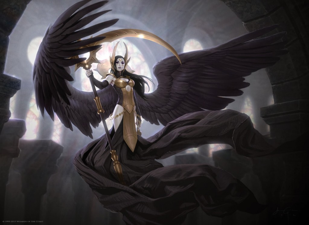 Deathpact Angel MtG Art from Gatecrash Set by Jason Chan - Art of Magic ...