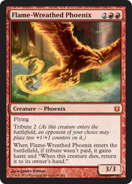 Flame-Wreathed Phoenix MtG Art from Born of the Gods Set by James Ryman ...