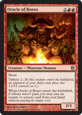 Oracle of Bones MtG Art from Born of the Gods Set by Greg Staples - Art ...