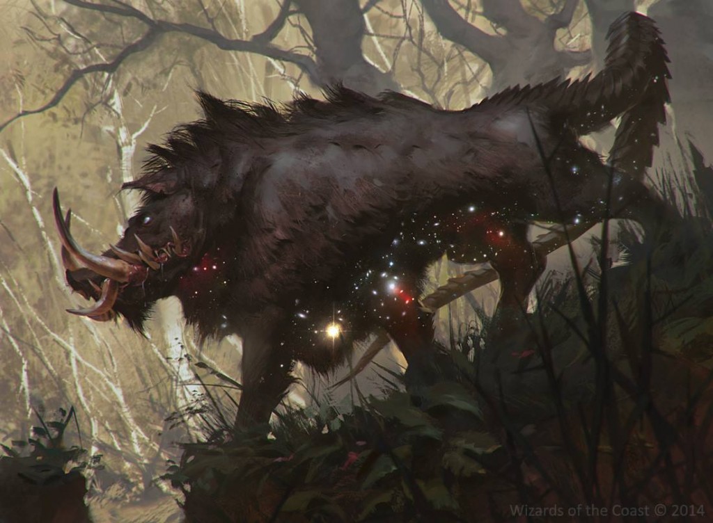 Archetype of Endurance MtG Art from Born of the Gods Set by Slawomir ...