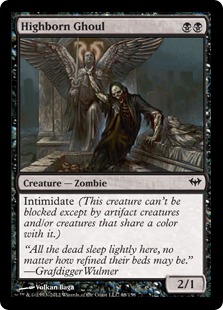 Highborn Ghoul MtG Art from Dark Ascension Set by Volkan Baga - Art of ...