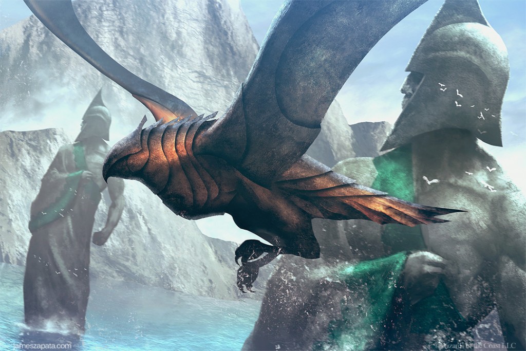 Anvilwrought Raptor MtG Art from Theros Set by James Zapata - Art of ...