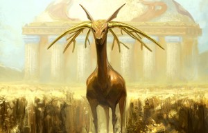 Burnished Hart MtG Art from Theros Set by Yeong-Hao Han - Art of Magic ...