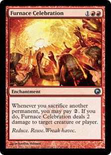 Furnace Celebration MtG Art from Scars of Mirrodin Set by Svetlin ...