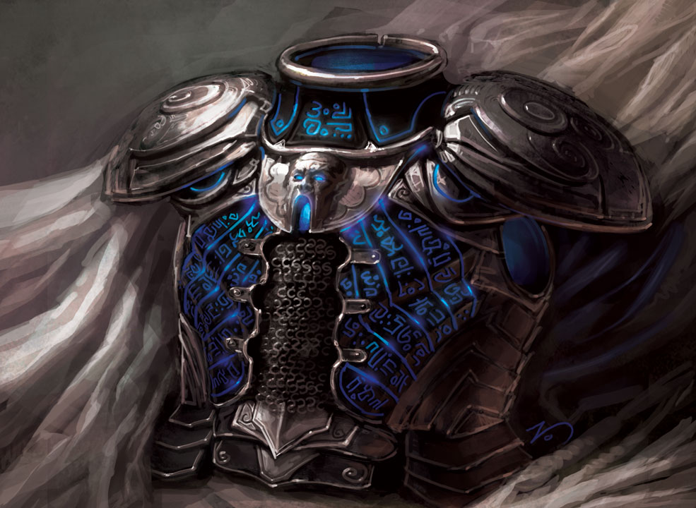 Magebane Armor MtG Art From Magic 2010 Set By Izzy Art Of Magic The Magebane Armor MtG Art From Magic 2010 Set By Izzy Art Of Magic The