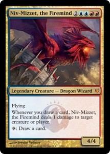 Niv-Mizzet, the Firemind MtG Art from Duel Decks: Izzet vs. Golgari Set ...