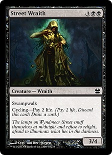 Street Wraith MtG Art from Future Sight, Modern Masters Set by Cyril ...