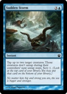 Sudden Storm MtG Art from Born of the Gods Set by Adam Paquette - Art ...