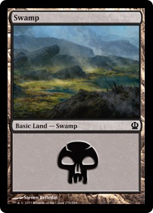 Swamp (Theros) MtG Art from Theros Set by Steven Belledin - Art of ...