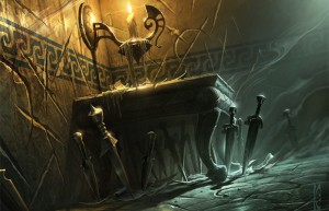 Temple of Deceit MtG Art from Theros Set by Raymond Swanland - Art of ...