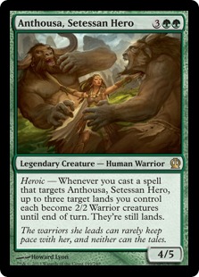 Anthousa, Setessan Hero MtG Art from Theros Set by Howard Lyon - Art of ...