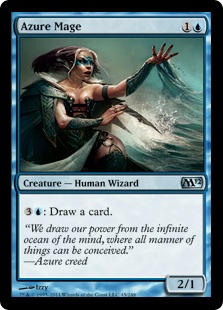 Azure Mage MtG Art from Magic 2012 Set by Izzy - Art of Magic: the ...