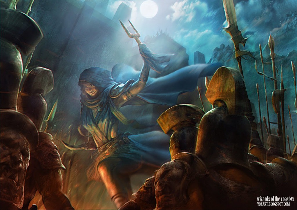 Daring Thief MtG Art from Journey into Nyx Set by Johann Bodin - Art of ...