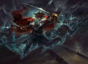 Drogskol Captain MtG Art from Dark Ascension Set by Peter Mohrbacher ...