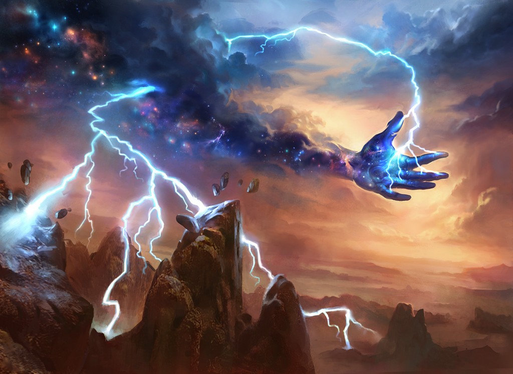 Lightning Strike MtG Art from Theros Set by Adam Paquette - Art of ...