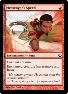 Messenger's Speed MtG Art from Theros Set by Clint Cearley - Art of ...