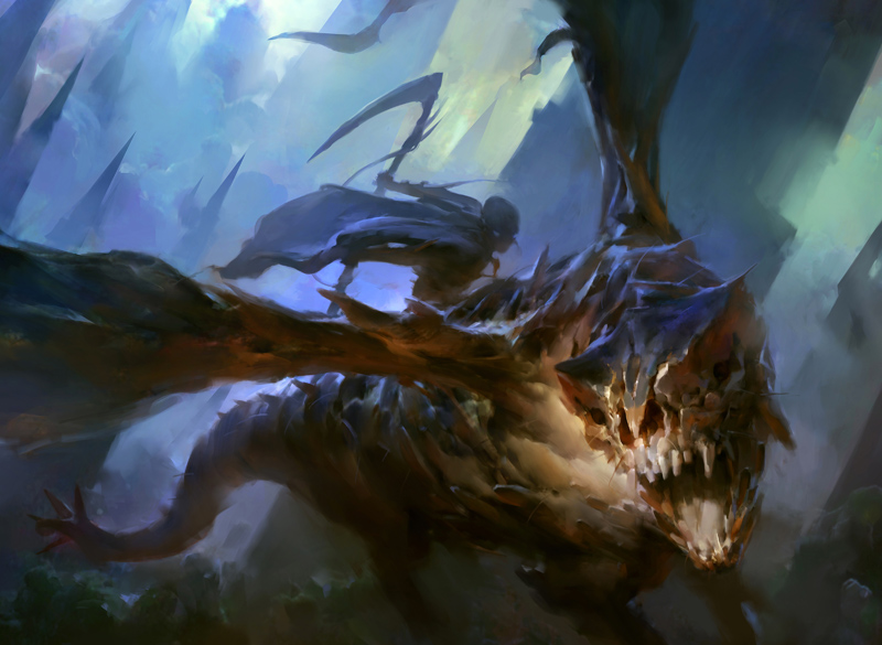 Nightveil Specter MtG Art from Gatecrash Set by Min Yum - Art of Magic ...