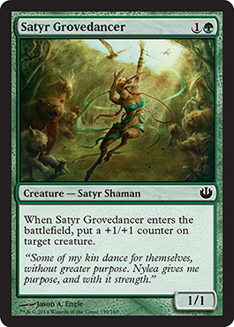 Satyr Grovedancer MtG Art from Journey into Nyx Set by Jason A. Engle ...