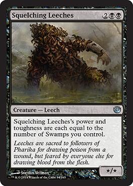 Squelching Leeches MtG Art from Journey into Nyx Set by Svetlin Velinov ...