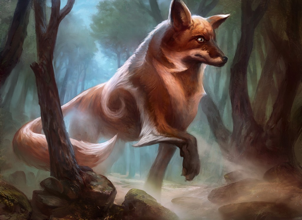 Vulpine Goliath MtG Art from Theros Set by Adam Paquette - Art of Magic ...