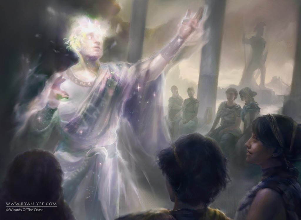 Eidolon of Rhetoric MtG Art from Journey into Nyx Set by Ryan Yee - Art ...