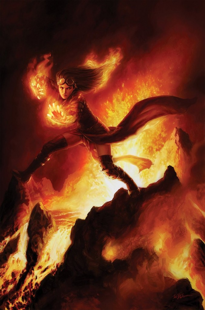 Chandra, Pyromaster MtG Art from Magic 2014 Set by Winona Nelson - Art ...
