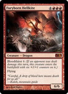 Furyborn Hellkite MtG Art from Magic 2012 Set by Brad Rigney - Art of ...