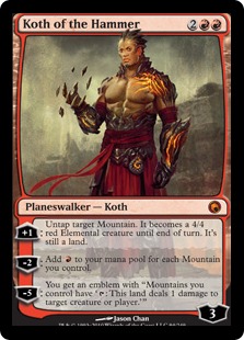 Koth of the Hammer MtG Art from Scars of Mirrodin Set by Jason Chan ...