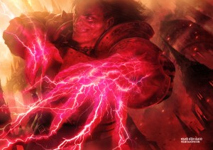 Lightning Talons MtG Art from Magic 2014 Set by Johann Bodin - Art of ...