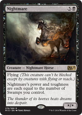 Nightmare MtG Art from Magic 2014, Magic 2015 Set by Vance Kovacs - Art ...