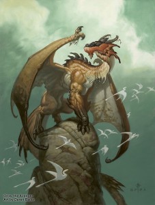 Oros, the Avenger MtG Art from Commander, Planar Chaos Set by Daren ...