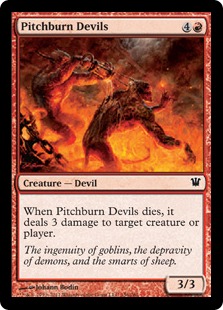 Pitchburn Devils MtG Art from Conspiracy, Innistrad Set by Johann Bodin ...
