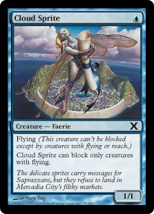 Cloud Sprite MtG Art from Magic 2010 Set by Mark Zug - Art of Magic ...