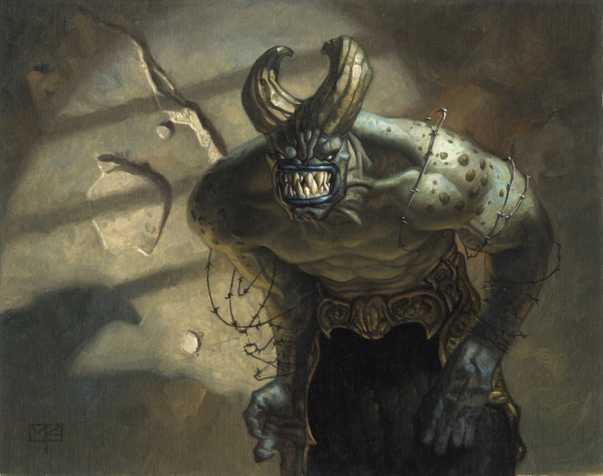 Magic The Gathering Demon Art