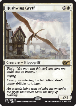 Hushwing Gryff MtG Art from Magic 2015 Set by John Severin Brassell ...