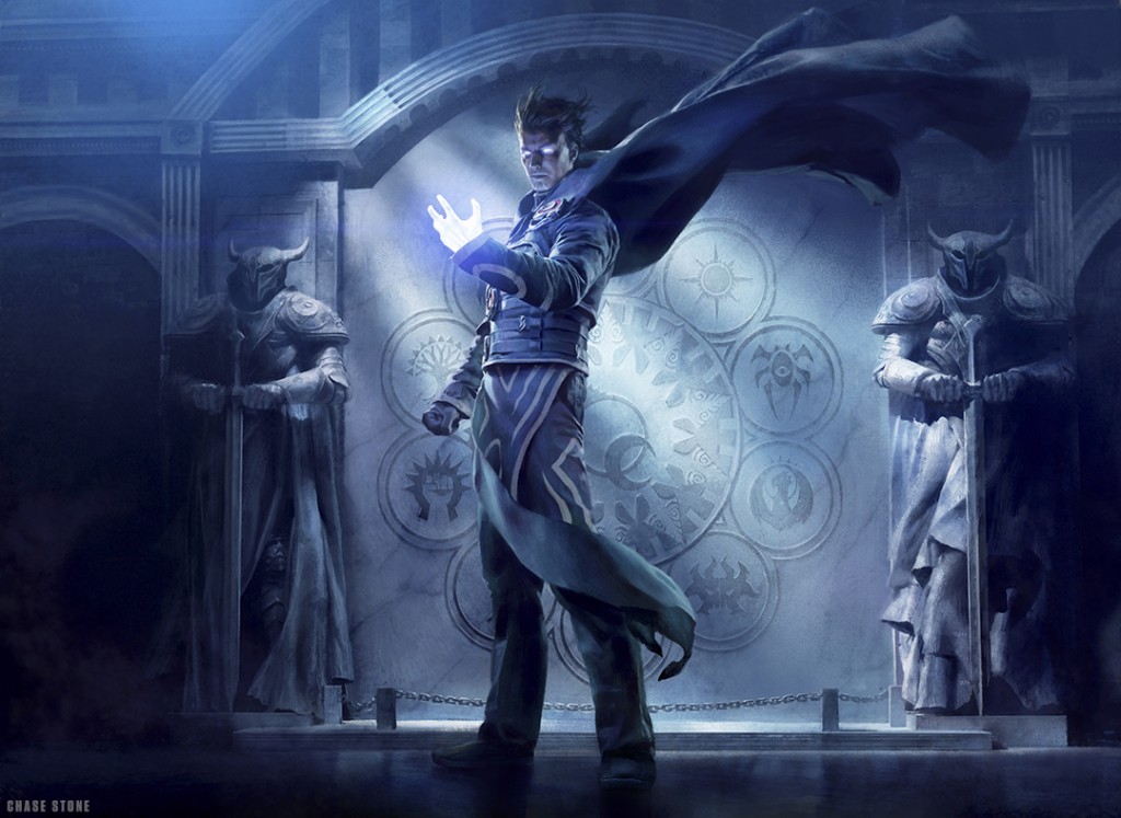 Jace, the Living Guildpact MtG Art from Magic 2015 Set by Chase Stone ...
