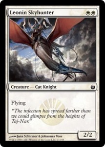 Leonin Skyhunter MtG Art from Mirrodin Besieged Set by Jana Schirmer ...