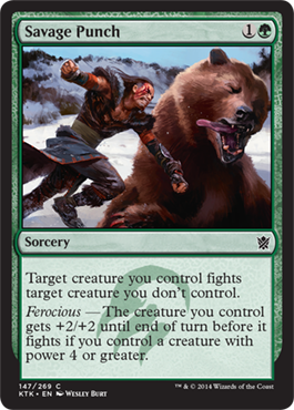 MtG Art: Savage Punch from Khans of Tarkir Set by Wesley Burt - Art of ...