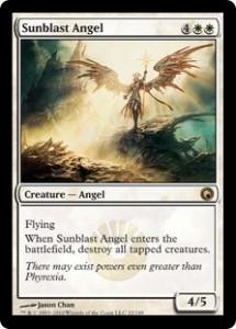 Sunblast Angel MtG Art from Scars of Mirrodin Set by Jason Chan - Art ...