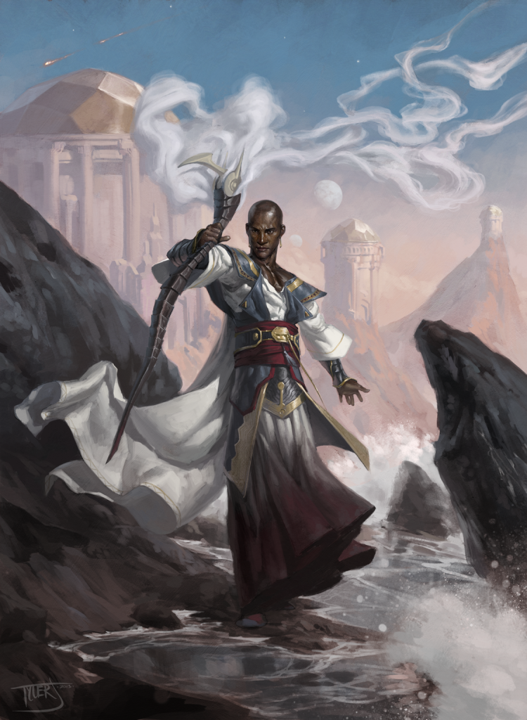 Teferi, Temporal Archmage MtG Art from Commander 2014 Set by Tyler ...