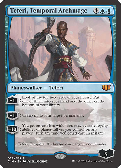 Teferi, Temporal Archmage MtG Art from Commander 2014 Set by Tyler ...