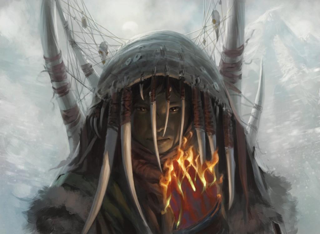 Rattleclaw Mystic MtG Art from Khans of Tarkir Set by Tyler Jacobson ...