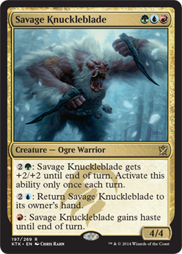 Savage Knuckleblade MtG Art from Khans of Tarkir Set by Chris Rahn ...