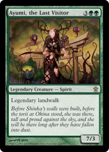 Ayumi, the Last Visitor MtG Art from Saviors of Kamigawa Set by rk post ...
