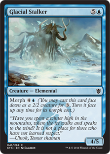Glacial Stalker MtG Art from Khans of Tarkir Set by Daarken - Art of ...